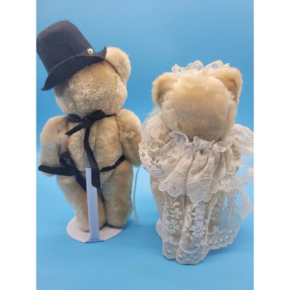Toys | Bride Groom Teddy Bear Plush Stuffed Animal 9 Tuxedo Wedding ...